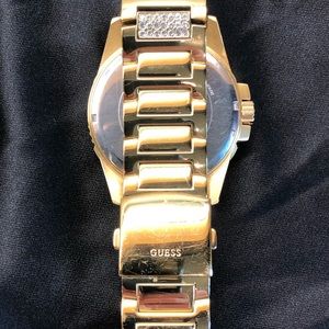 Guess | Accessories | Mens Guess Gold Tone Diamond Accent Watch | Poshmark